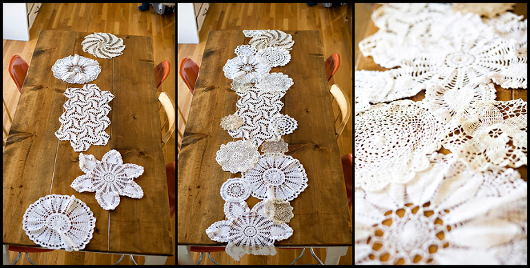 DIY {doily table runner} » ashleyannphotography.com