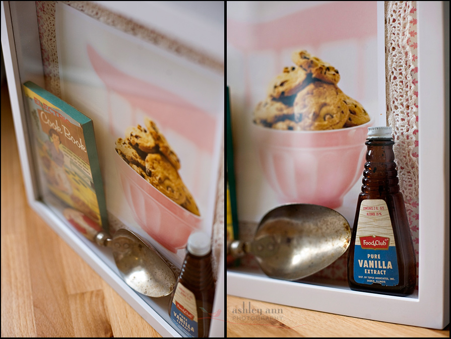 DIY {shadow box vintage kitchen display} - Ashley Ann Campbell